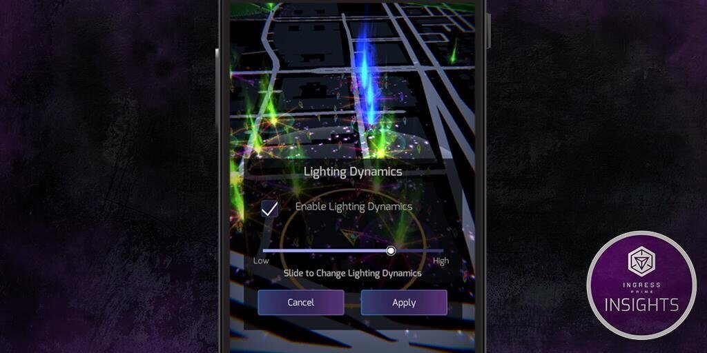【Ingress】Lighting Dynamicsが実装！マップがより見やすく！【INSIGHTS】 | Kitokito.world